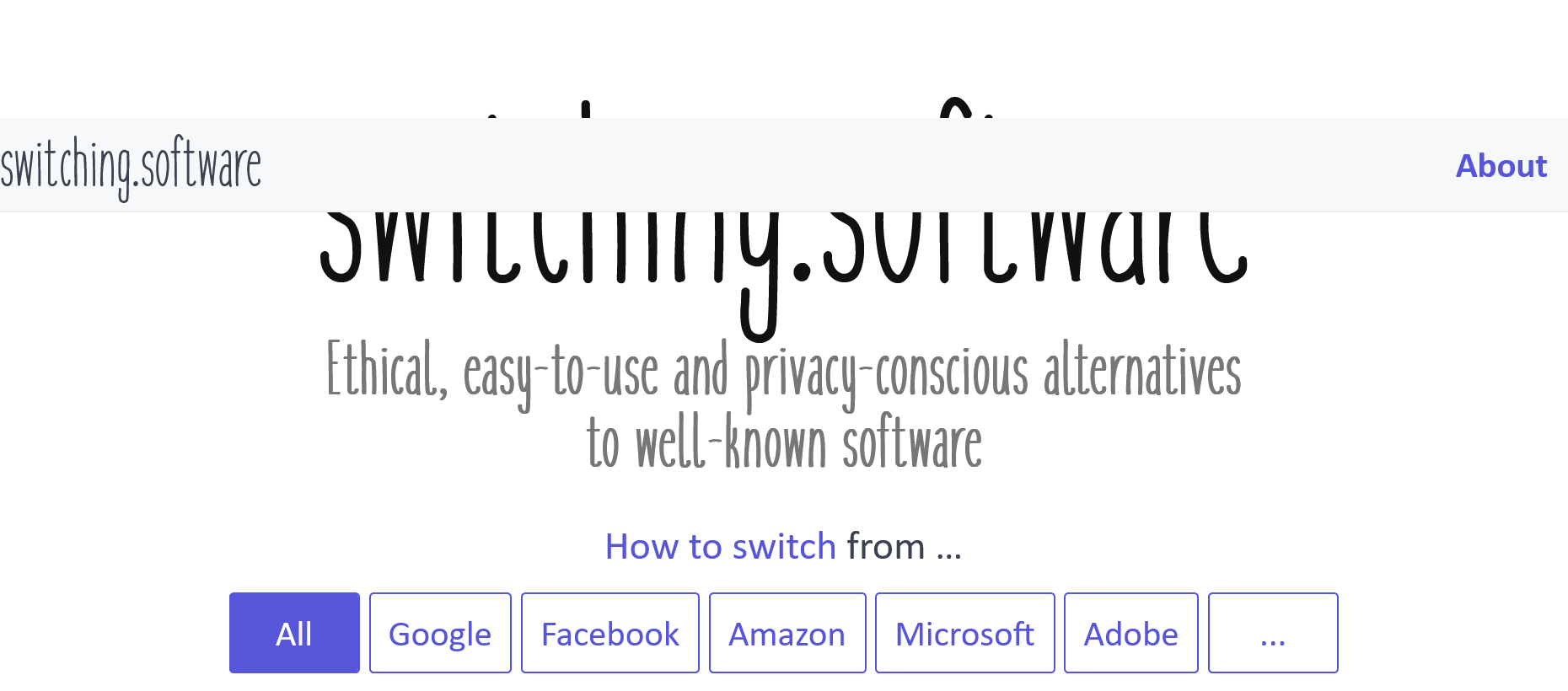 Switching.software, otra alternativa para encontrar alternativas – El Proxy
